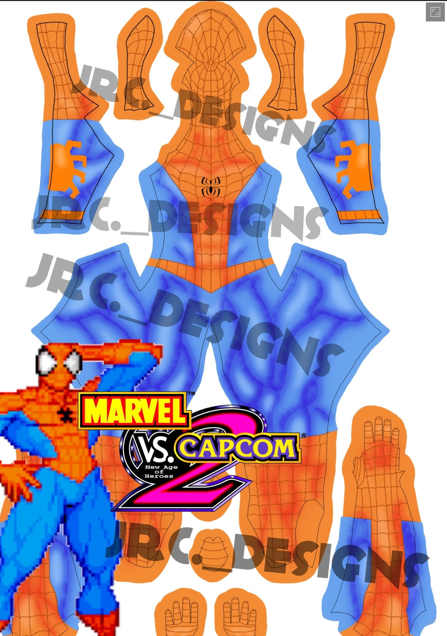 Marvel Vs Capcom 3 Spiderman Costumes