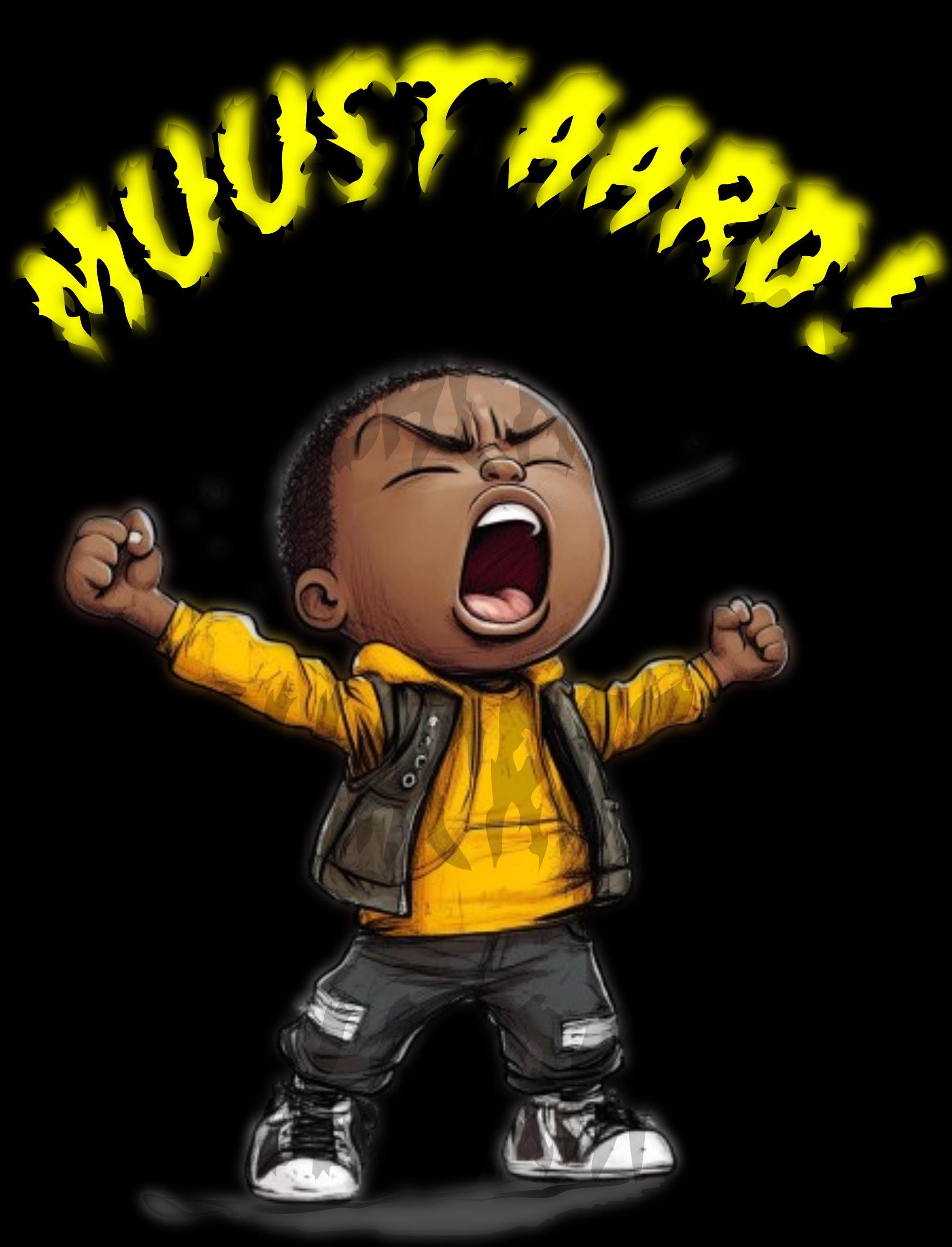 MUSTARD Digital Art Template - Etsy