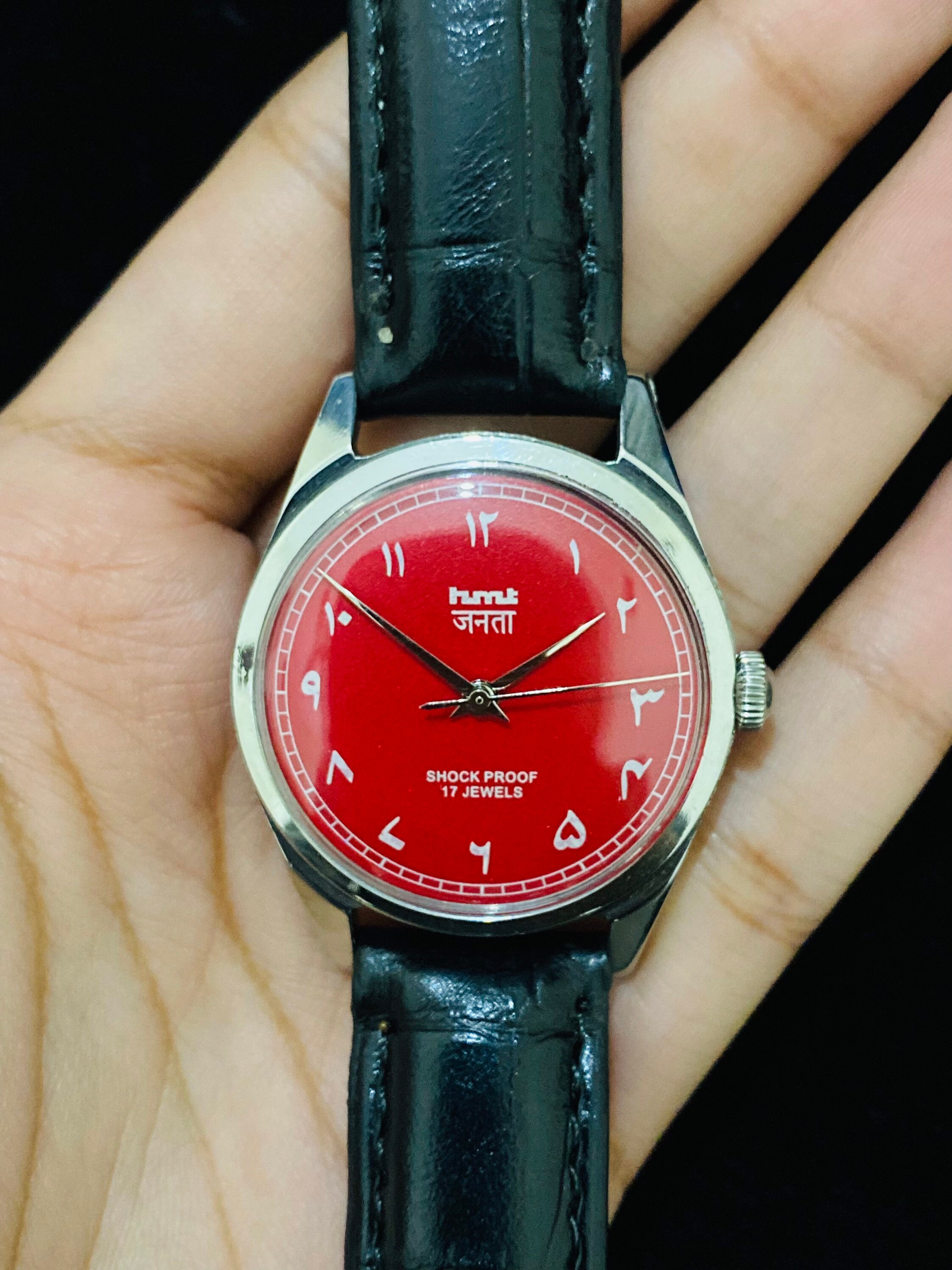 Vintage HMT Janata Arabic Numerals Red Dial Mechanical Hand - Etsy Canada
