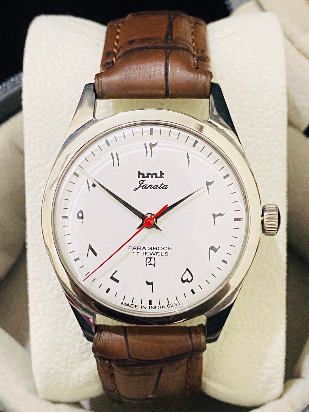 Vintage Hmt Janata Arabic Numerals White Dial Hand Winding - Etsy