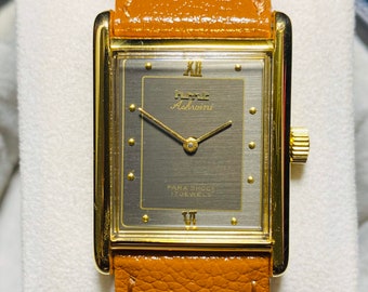 HMT Rohini Tank Golden Dial Two Hands Hand Winding 17 Jewels Women's ...