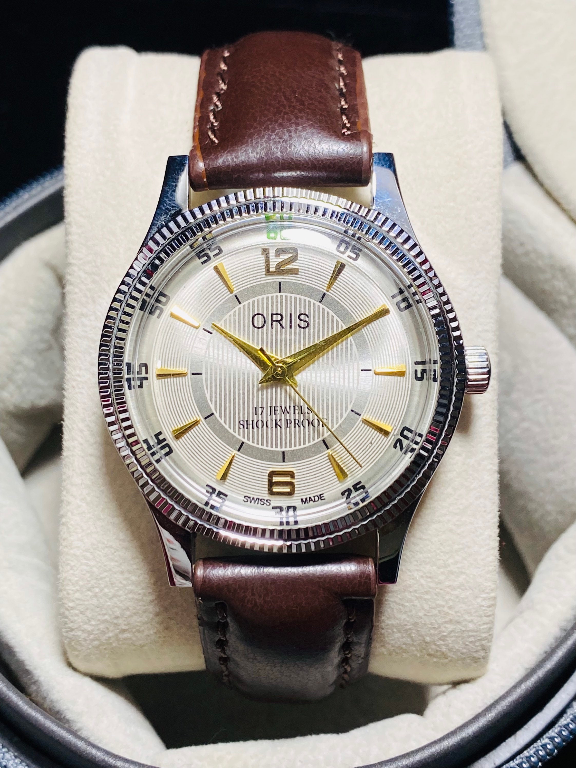 Vintage Oris White Dial Hand Winding 17jewels FHF Movement - Etsy UK