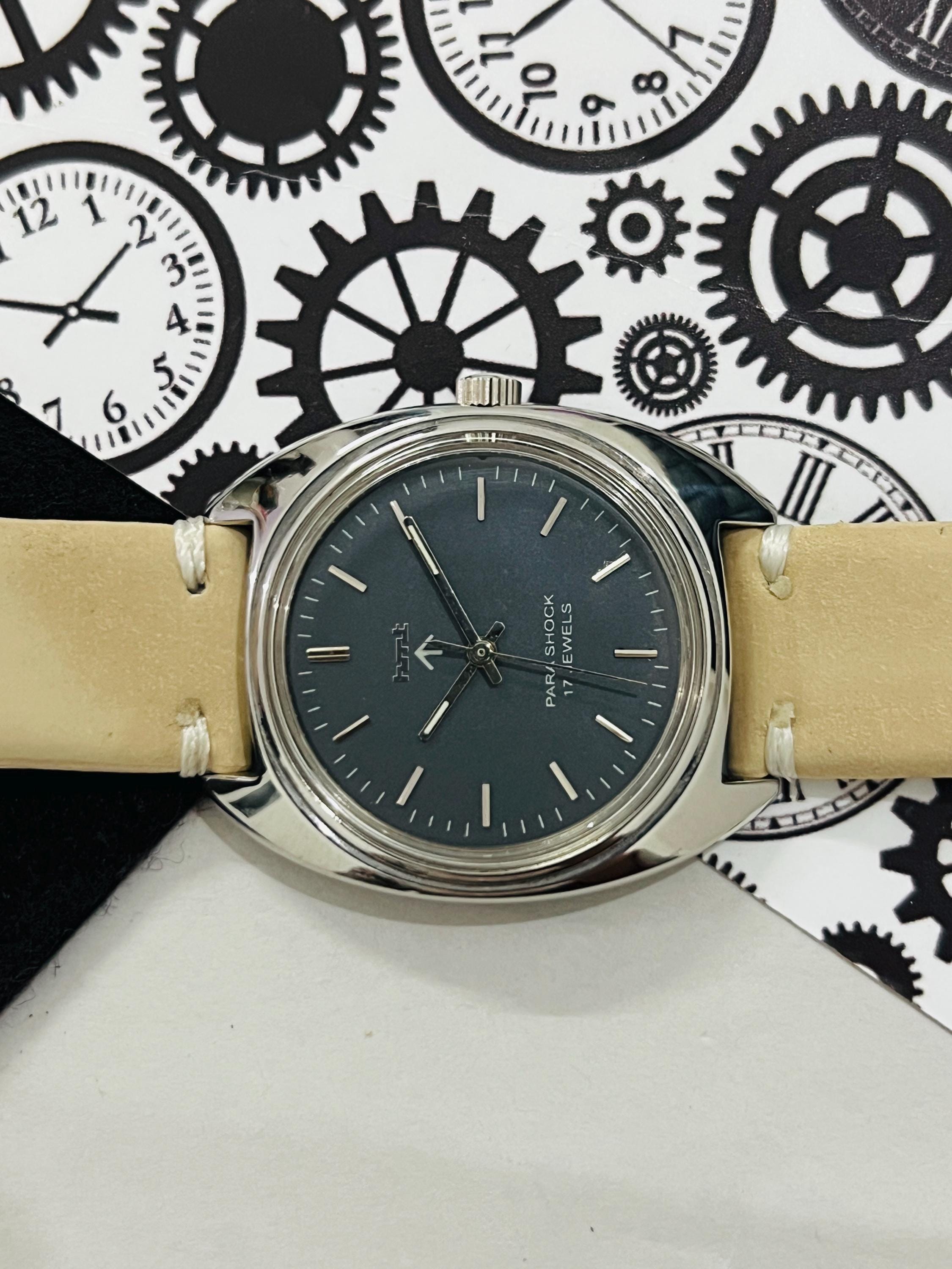 Beautiful HMT Grey Dial Mechanical Manual Winding 17jewels Men’s Wrist ...