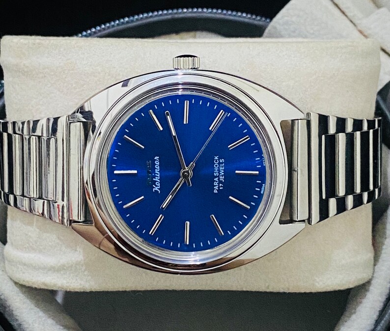 Beautiful HMT Kohinoor Blue Dial With Original Hmt Belt - Etsy