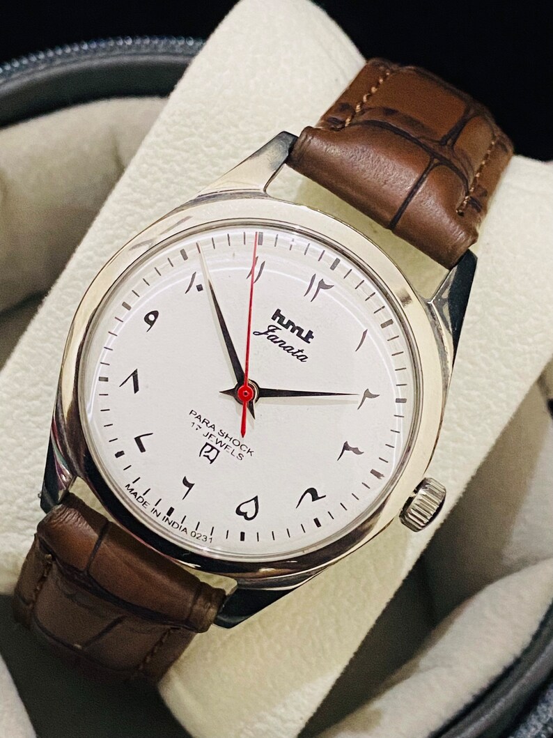 Vintage Hmt Janata Arabic Numerals White Dial Hand Winding - Etsy