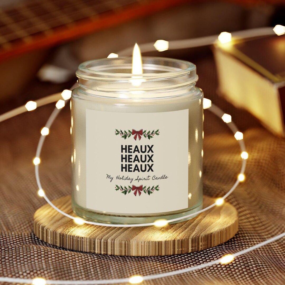 Heaux Heaux Heaux Holiday Candle Coconut Apricot Wax Louisiana-inspired ...