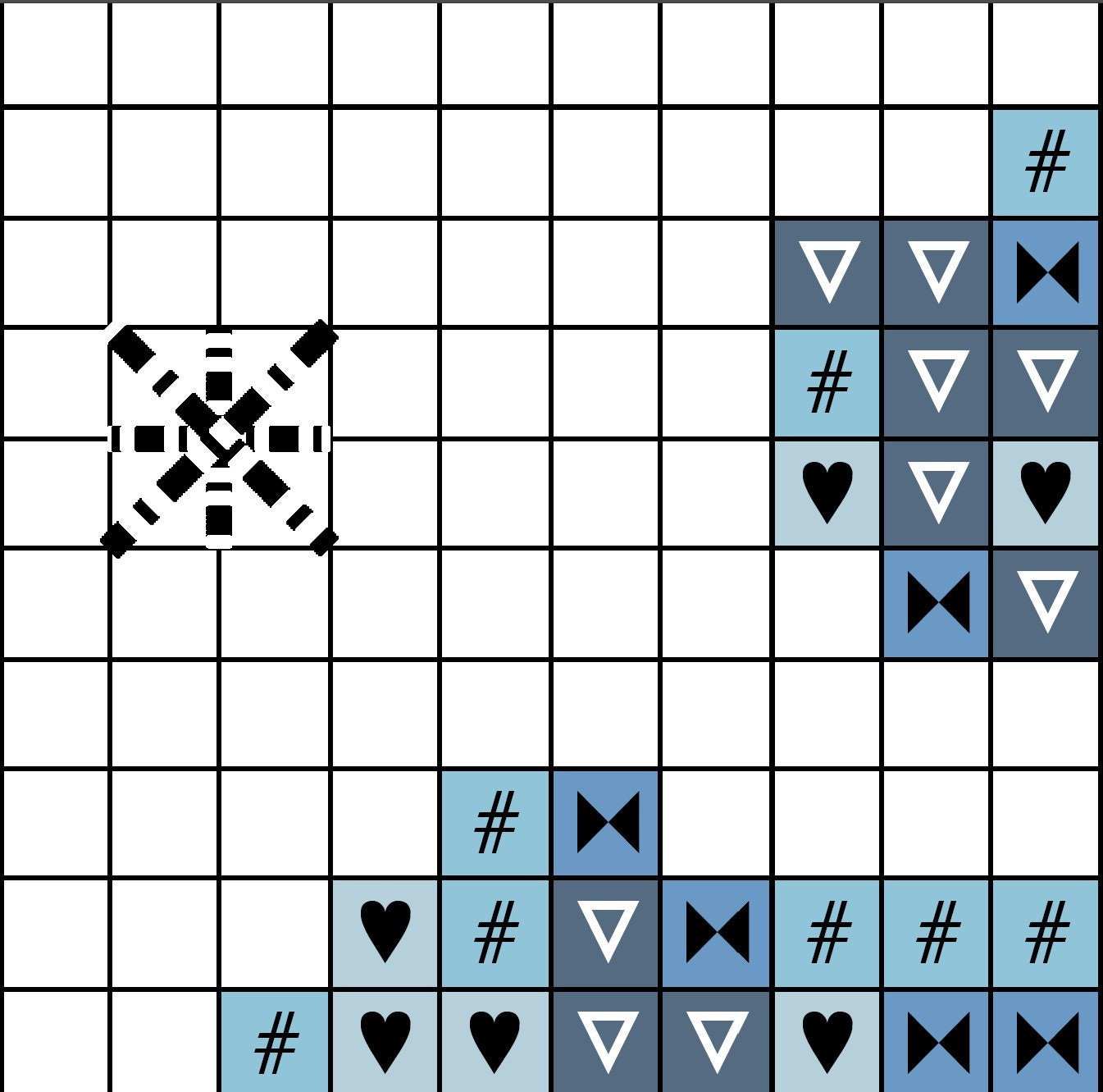 Winter Snowflake Mini Cross Stitch Pattern Falling Snow Handmade ...