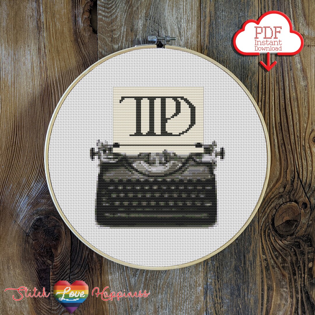 TTPD Cross Stitch Pattern | Taylor Swift | the Tortured Poets ...