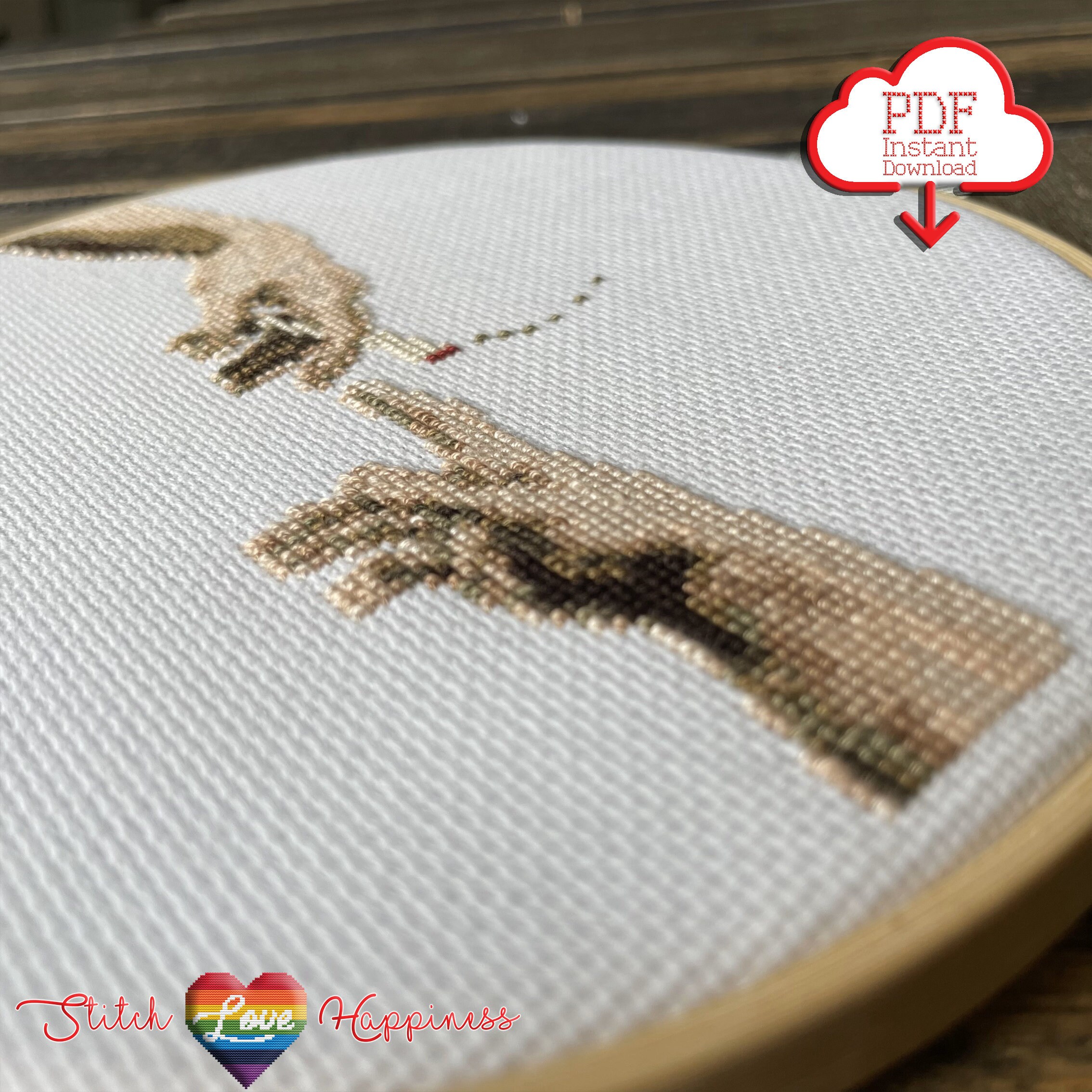 The Creation of Mary Jane Cross Stitch Pattern | Sistine Chapel ...