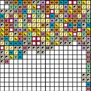 Rainbow Sprinkle Pi Cross Stitch Pattern | Math Teacher Gifts ...