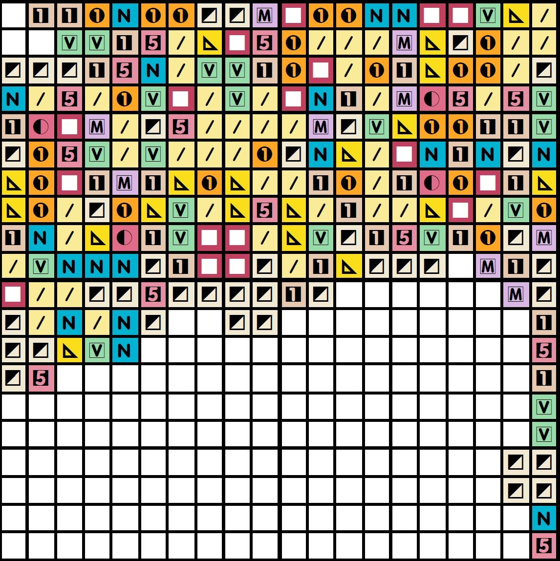 Rainbow Sprinkle Pi Cross Stitch Pattern | Math Teacher Gifts ...