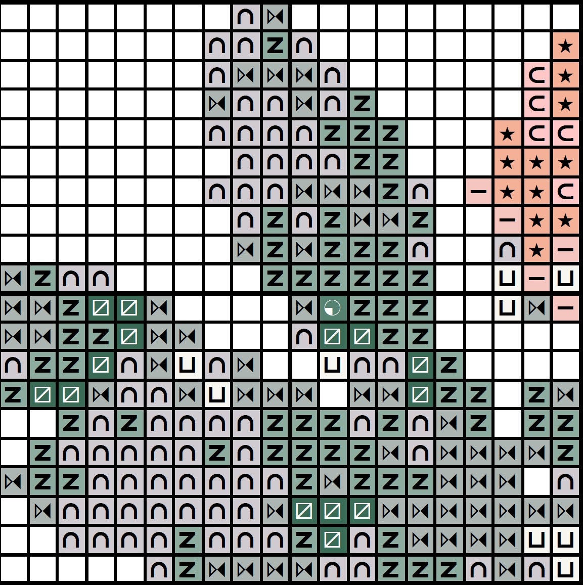 Floral Breast Cancer Ribbon Cross Stitch Pattern | Cancer Survivor ...