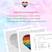 Rainbow Sprinkle Pi Cross Stitch Pattern | Math Teacher Gifts ...
