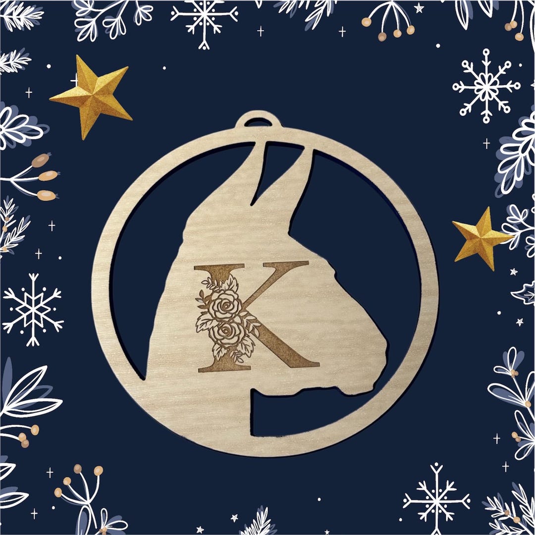 Mule Christmas Ornament. Personalized Mule. Mule Lover. Mule Rider ...
