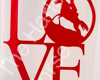 Draft Horse Lifeline TP 259 Vinyl Decal Sticker Belgian Percheron Shoe ...