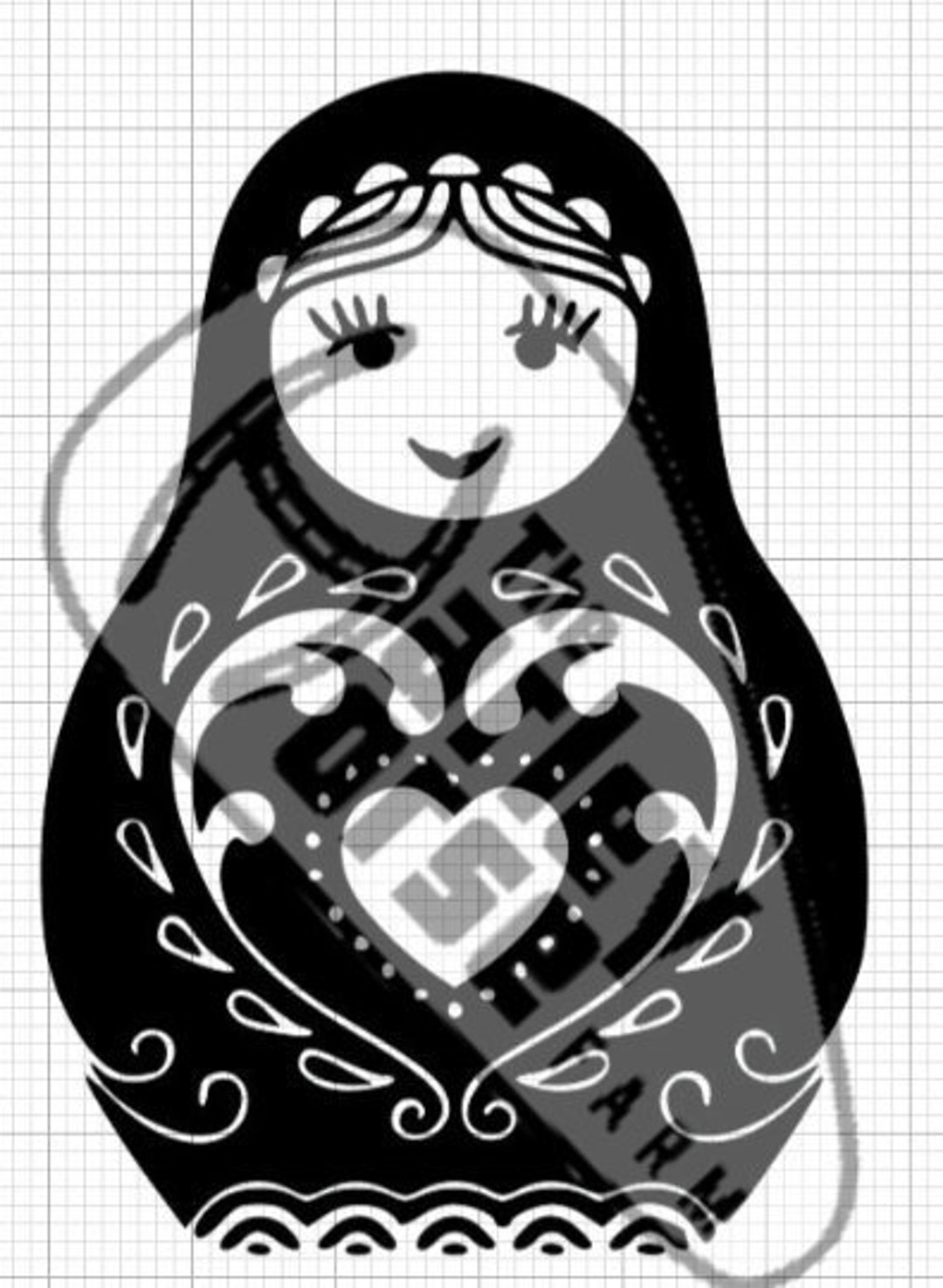 Russian Doll - Babushka- SVG FILE - Etsy