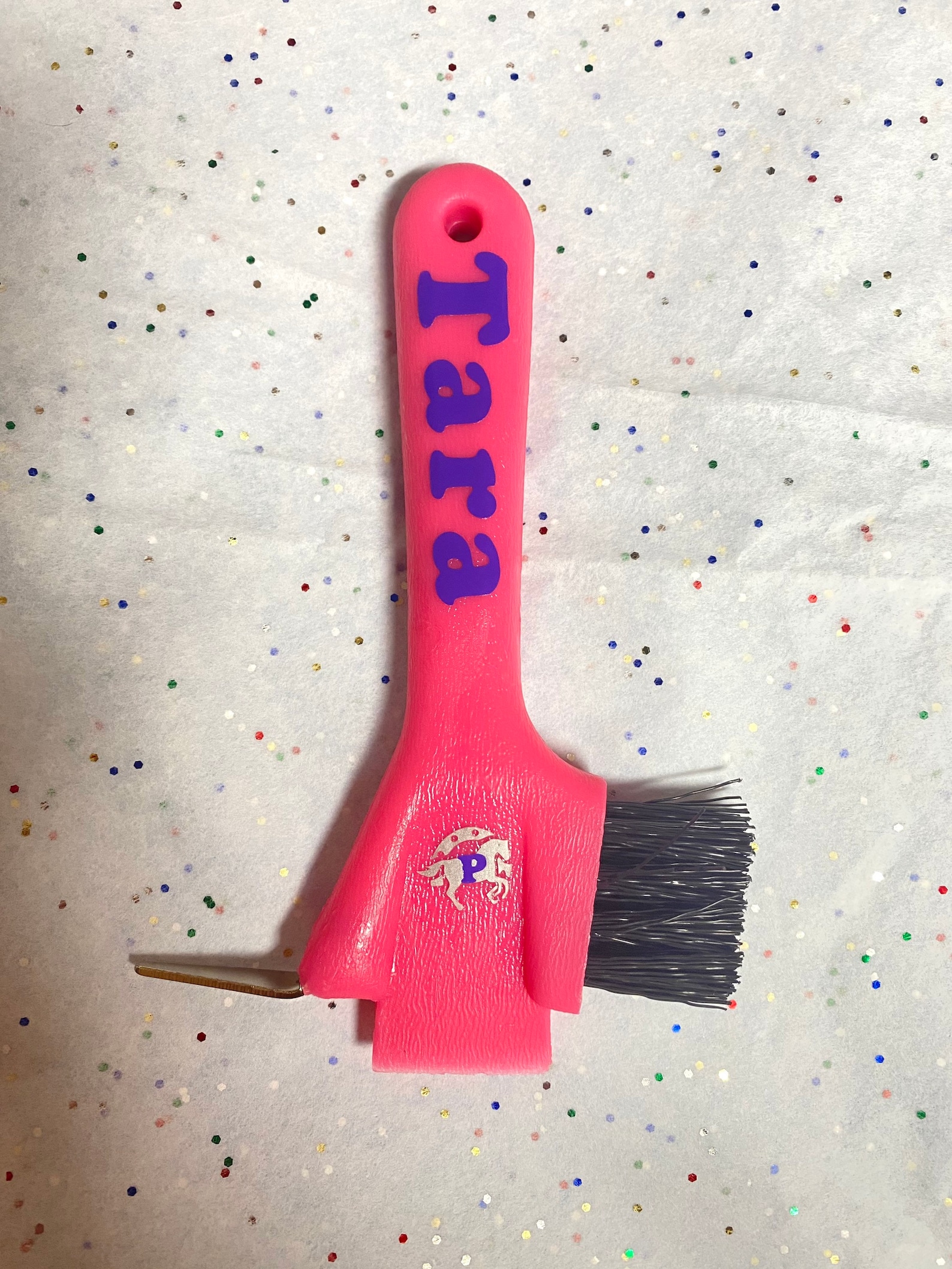 Personalized Horse Hoof Pick With Brush. Horse Gift. - Etsy