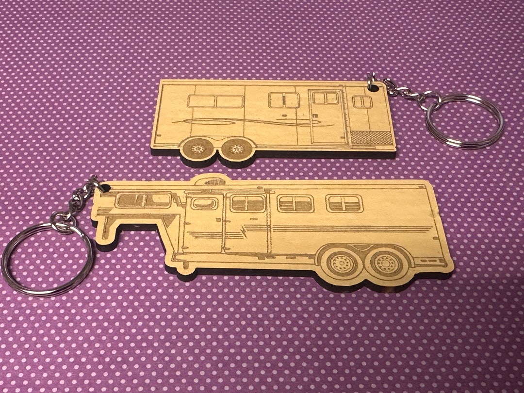 Horse Trailer Key Chain. Gooseneck Bumper Pull. Horse Trailer. Horse ...