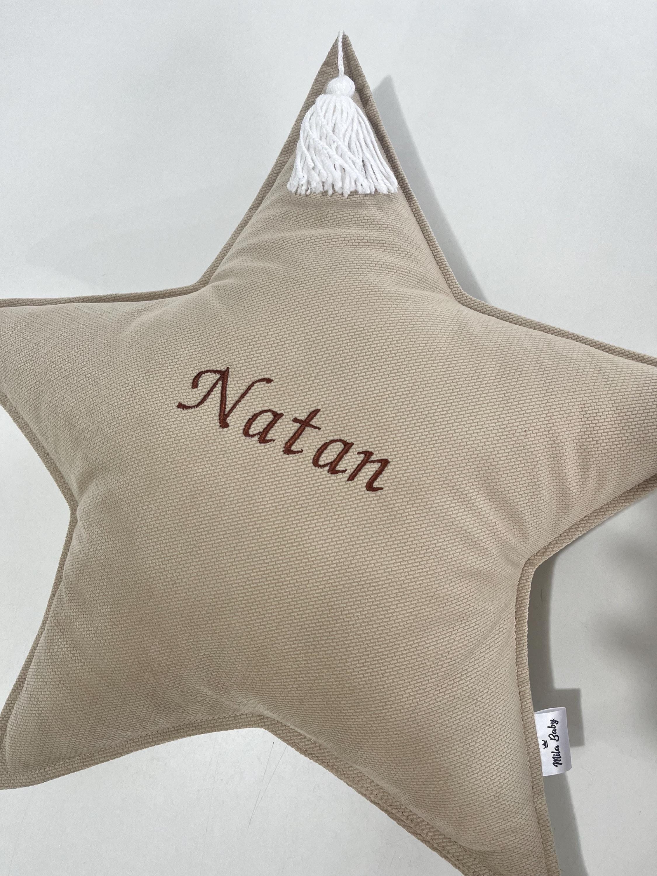 Pillow With Child's Name – Personalized Velvet Pillow for Kids, Custom ...
