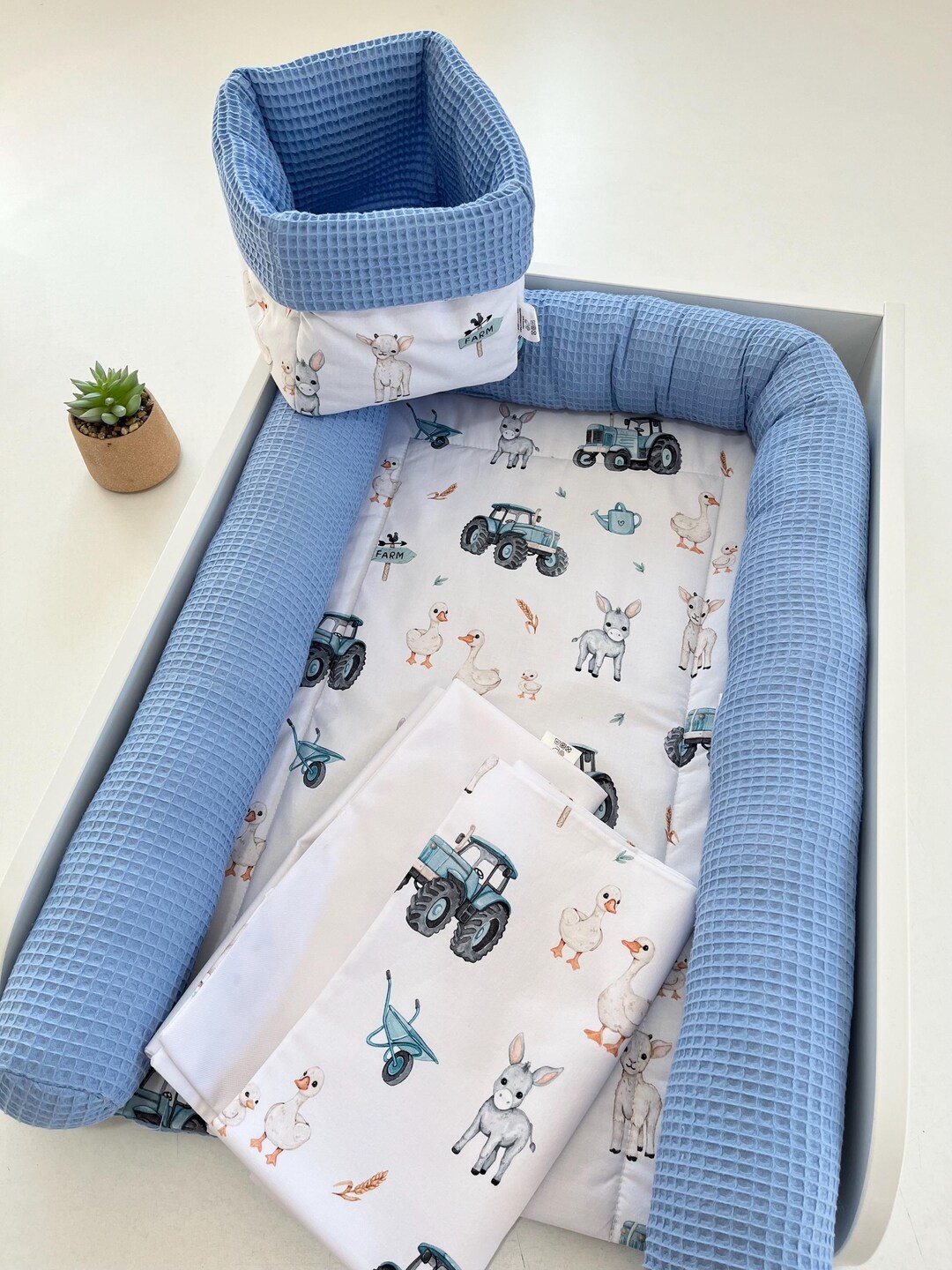 Baby Changing Mat - Farm Animals Nursery Theme, Animal Changing Mat ...