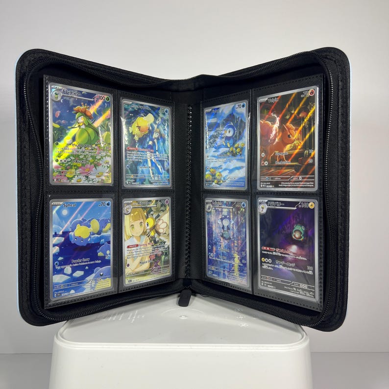 Pokemon Binder 4 / 9 Pockets | Psyduck Pokemon Theme, Ringless Design ...