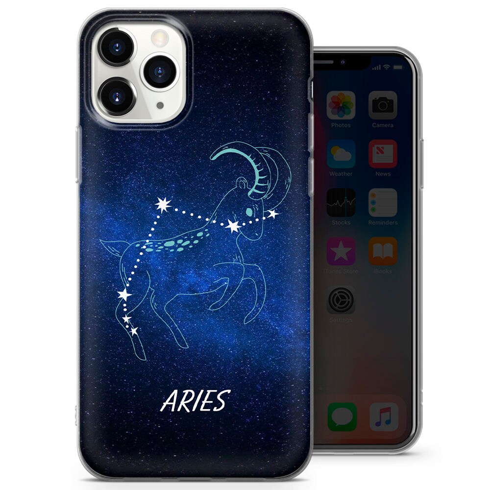 Zodiac Sign Phone Case, Astrology Phone Cover for iPhone 14 Pro, 13, 12 ...
