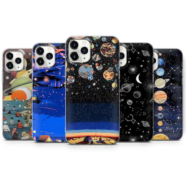 Space Theme Phone Case - Etsy