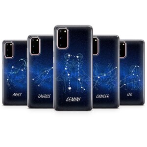 Zodiac Sign Phone Case, Astrology Phone Cover for iPhone 14 Pro, 13, 12 ...