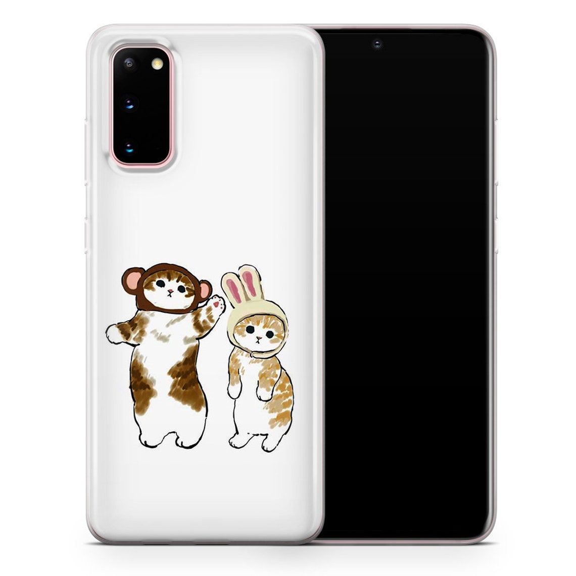Cute Cat Phone Case Japanese Cat Phone Cover for Samsung S21 - Etsy