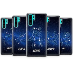 Zodiac Sign Phone Case, Astrology Phone Cover for iPhone 14 Pro, 13, 12 ...