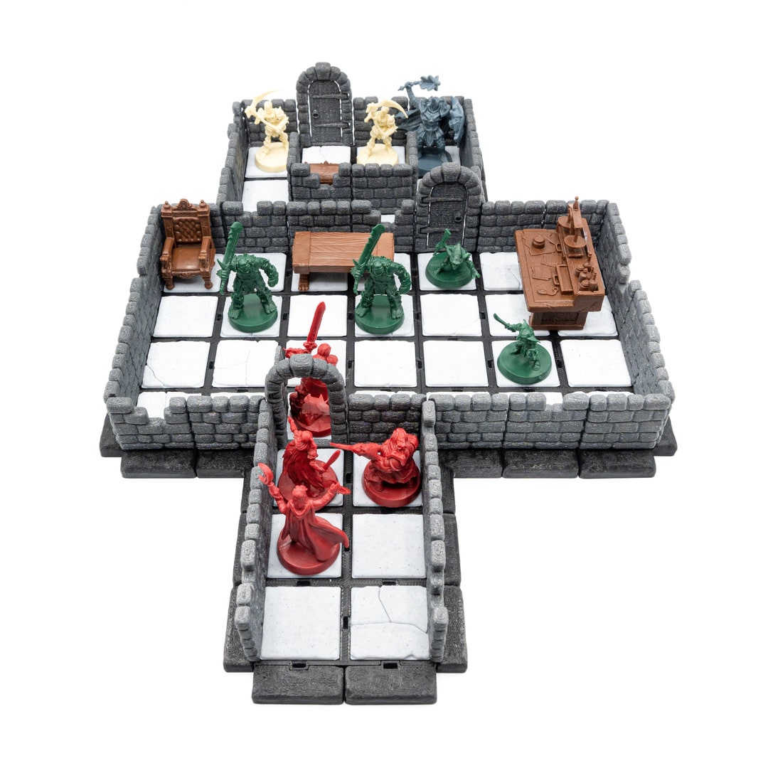 D&D 361 Pc Magnetic Dungeon Tile System - Starter Box - Dnd 1.0 Inch 32 ...