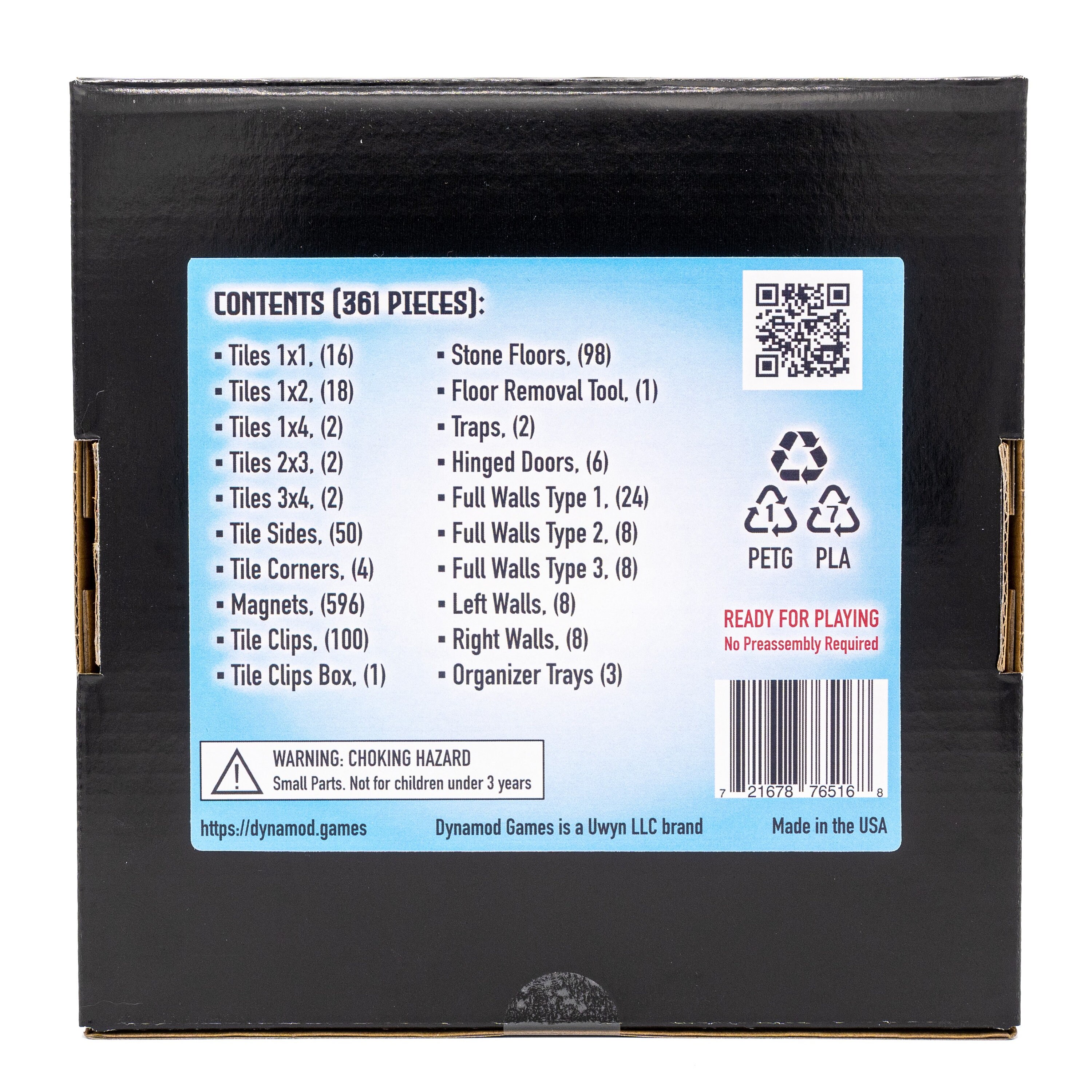D&D 361 Pc Magnetic Dungeon Tile System - Starter Box - Dnd 1.0 Inch 32 ...