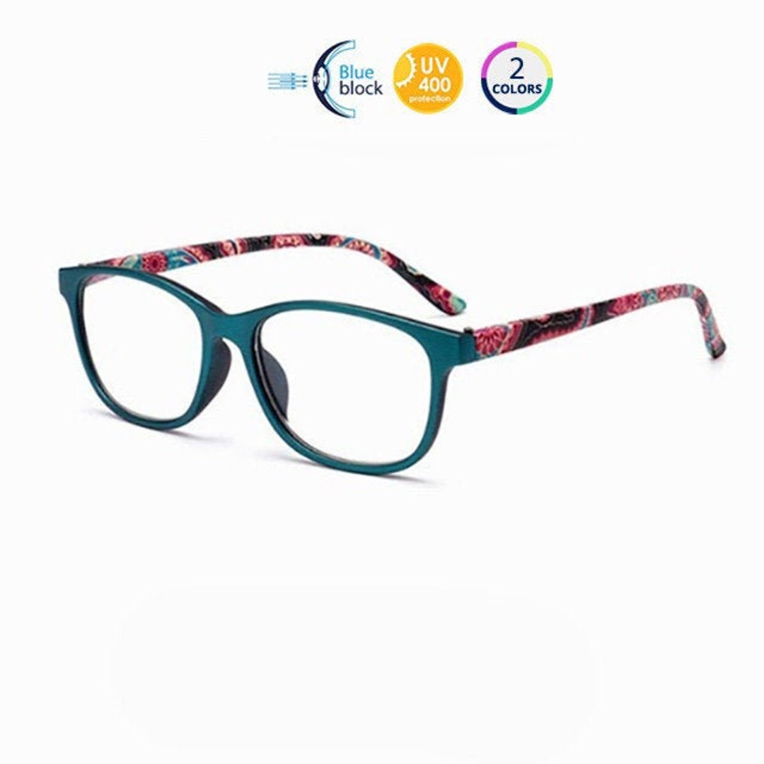 Blue Block UV400 Handmade Computer Glasses Summer Vibes - Etsy