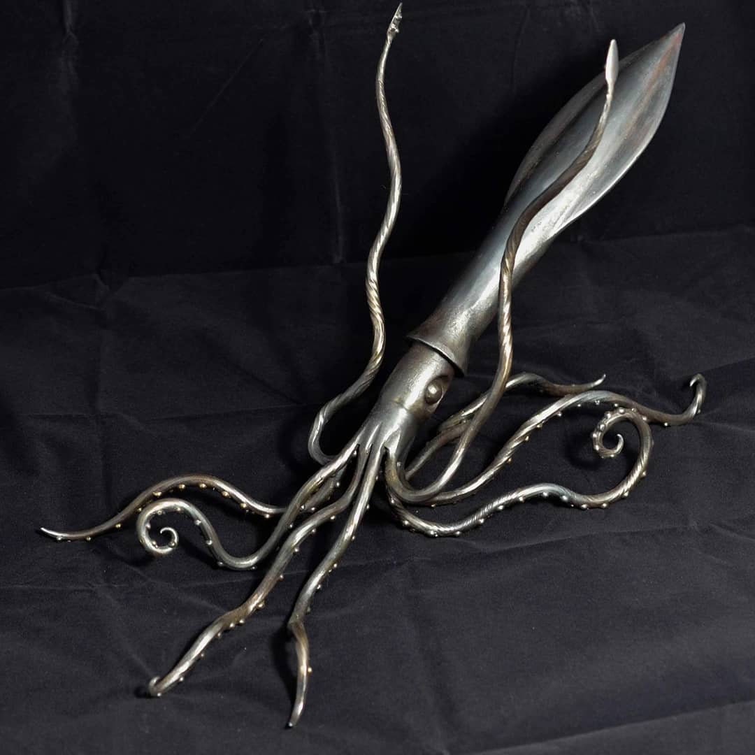 Squid Sculpture - Etsy