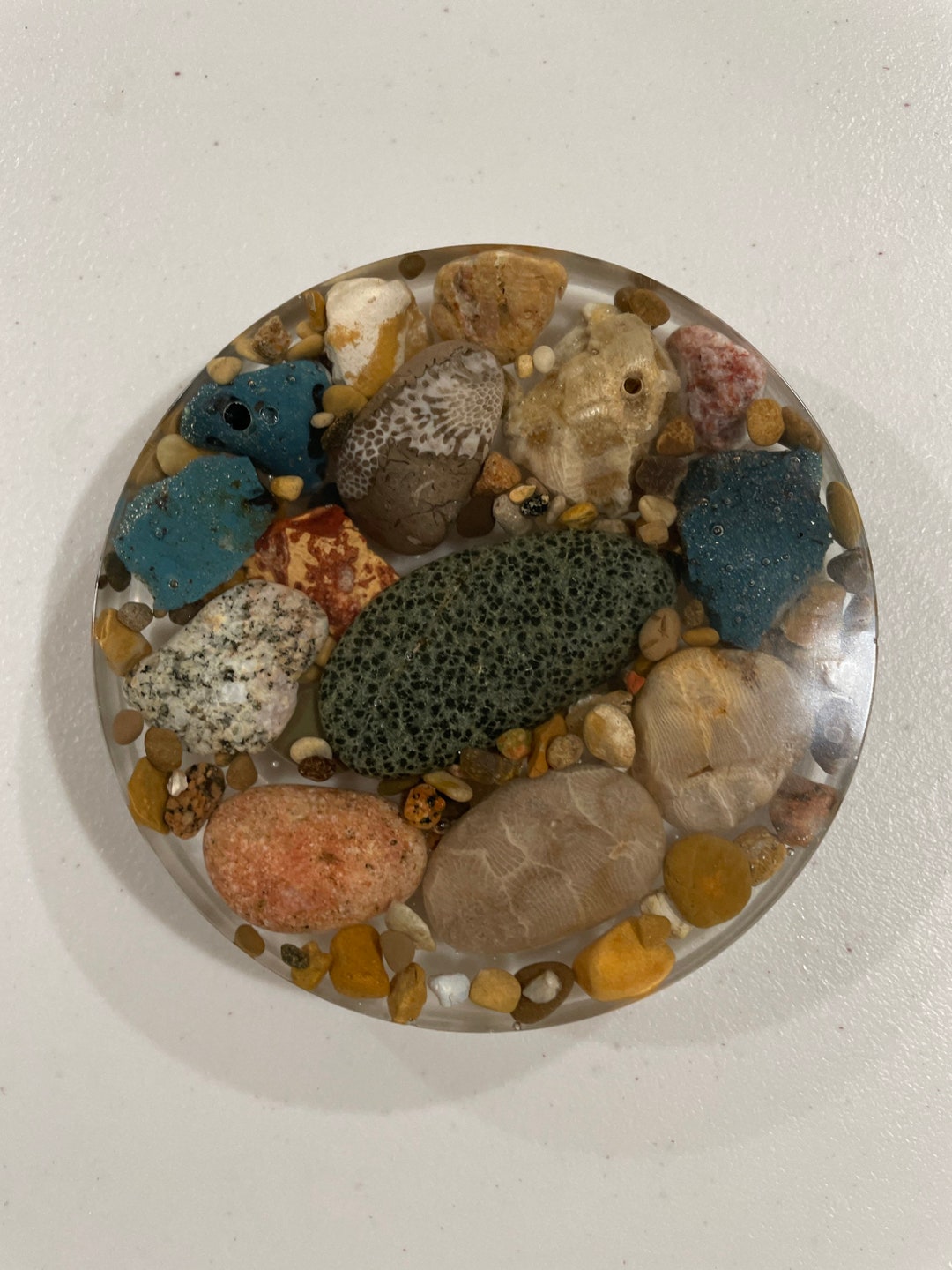 Michigan Stone Coaster - Etsy