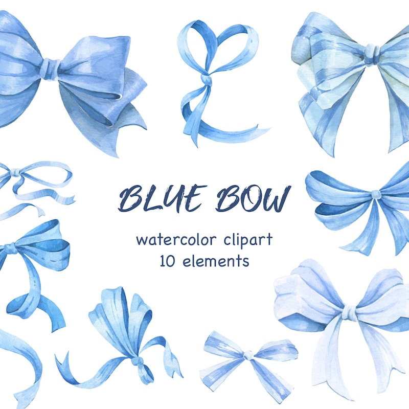 Watercolor Ribbons - Etsy