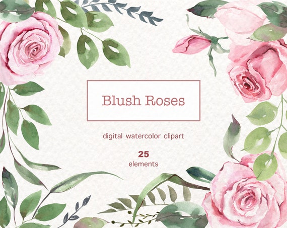 Light Pink Rose Clip Art