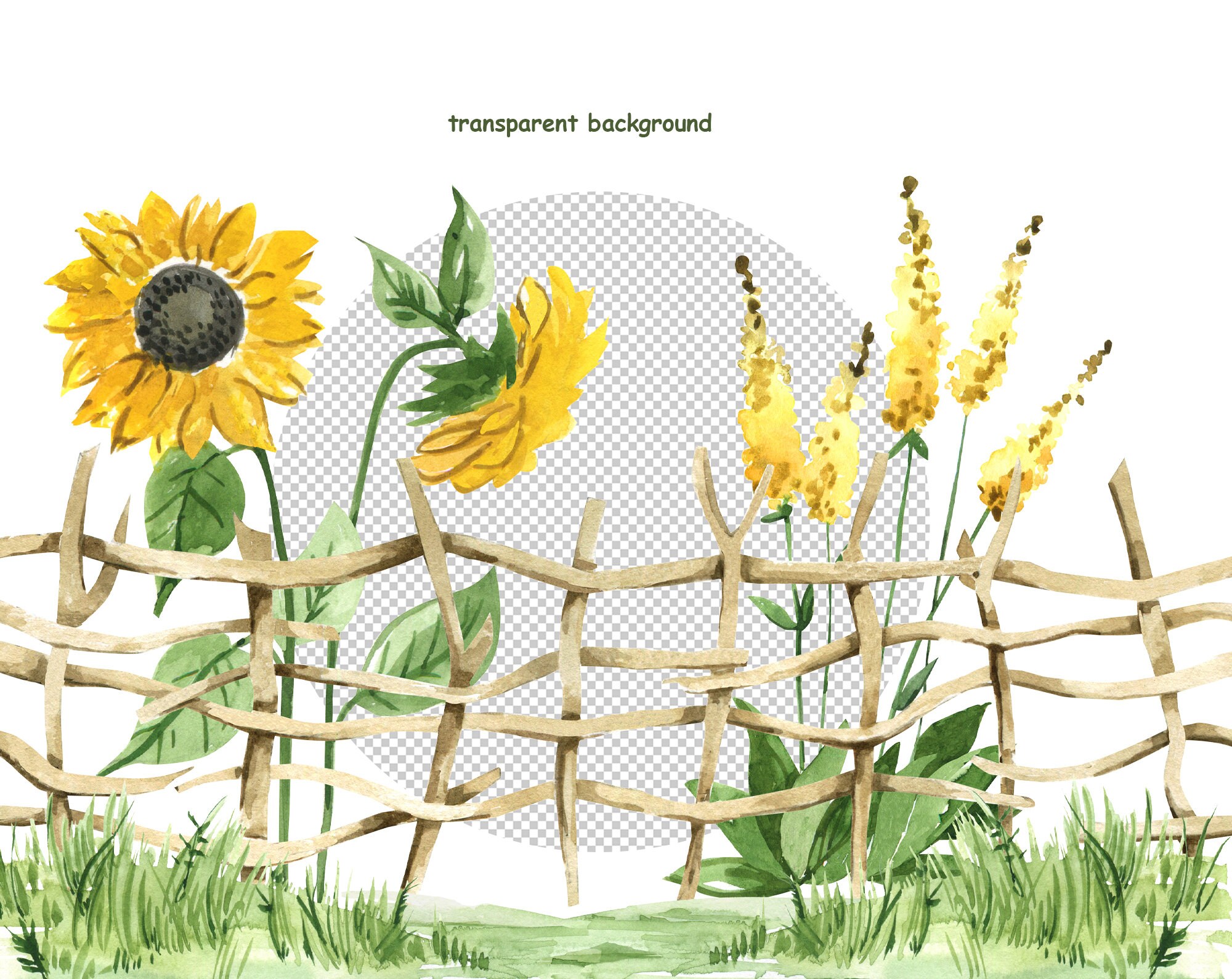 Watercolor Garden Clipart. Gardening. Watercolor Digital - Etsy