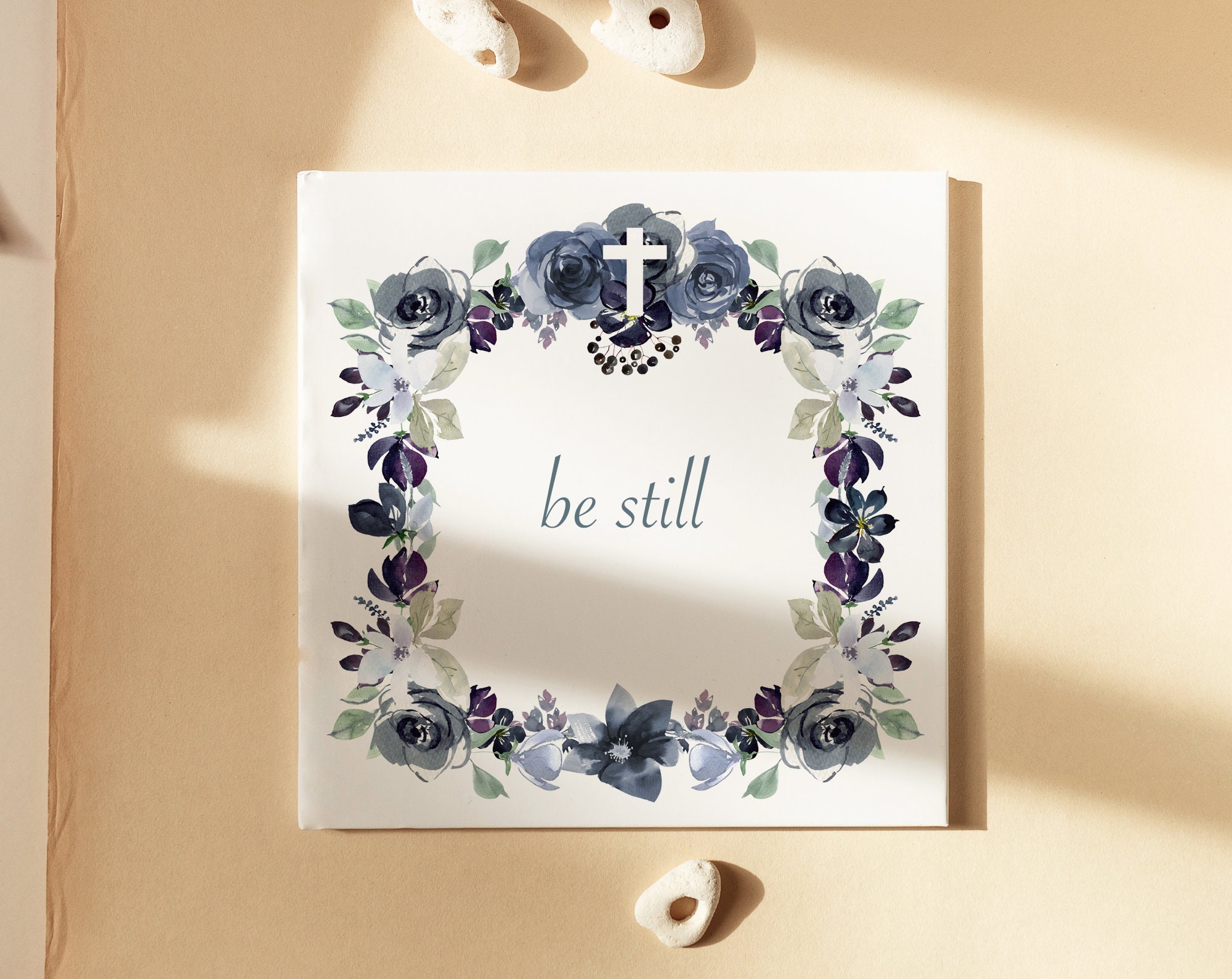 Watercolor Floral Frames With Cross. Floral Religious Cross - Etsy