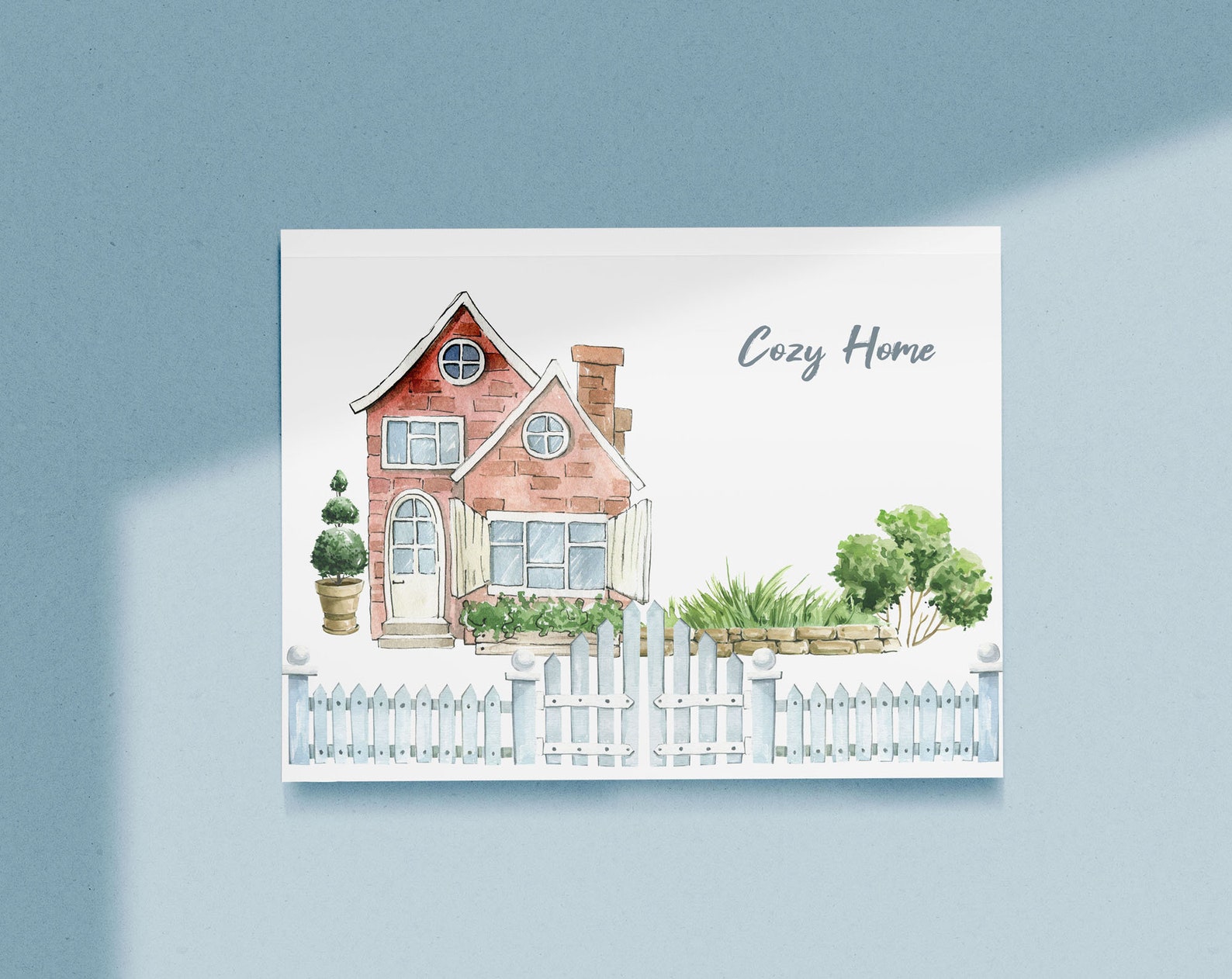 Hand Drawn Country House. Cottages Cozy House Home. Village | Etsy