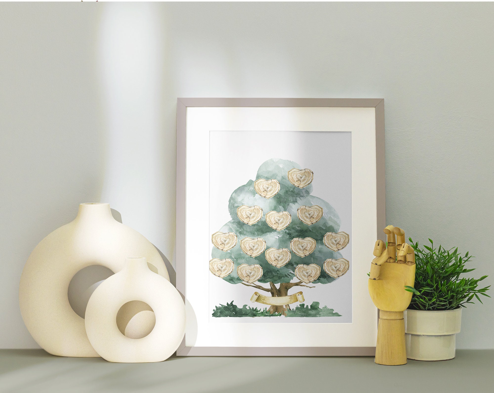 Watercolor Family Tree Clipart. Family Tree Creator. for | Etsy