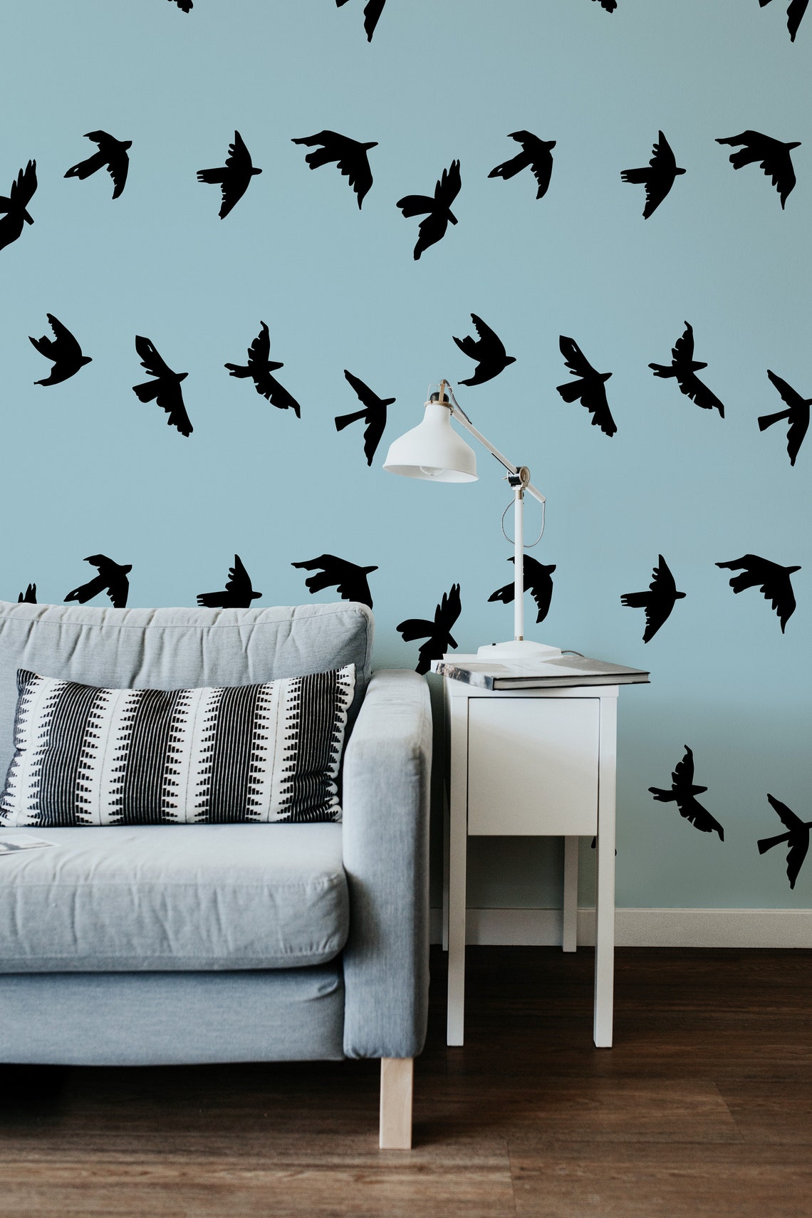 Abstract Flying Birds Paper. Seamless Pattern. Abstract Bird - Etsy