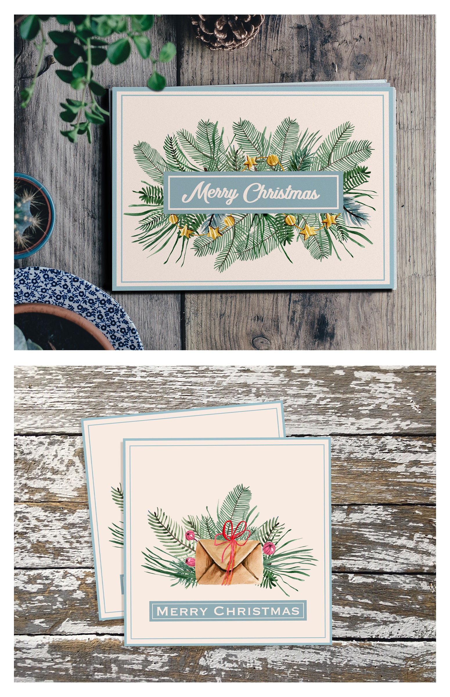 Watercolor Christmas Clipart. Winter Decor PNG. Printable - Etsy