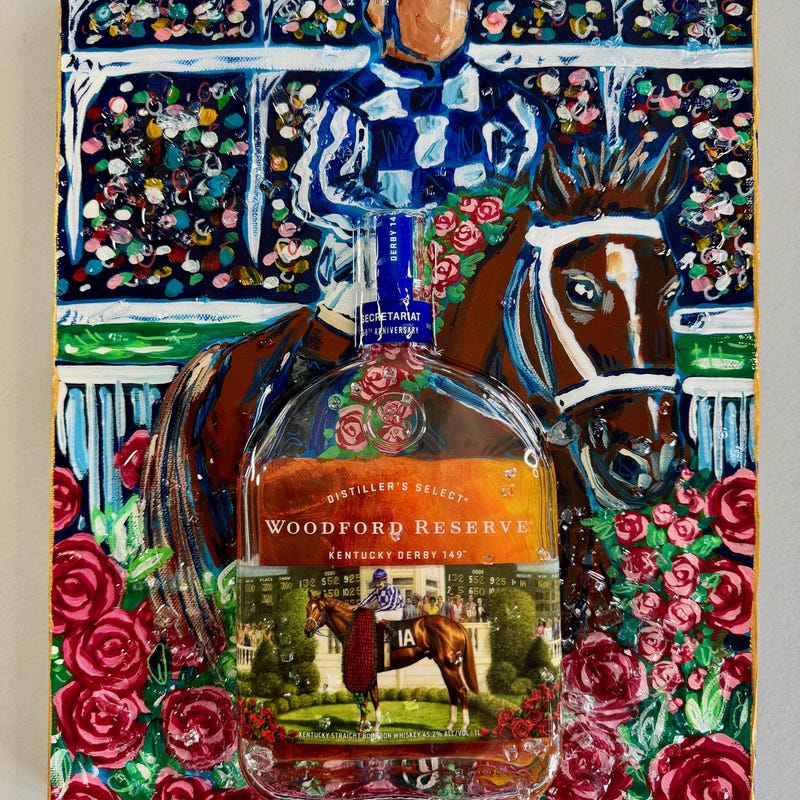 Painted Horse on a Bottle - Etsy