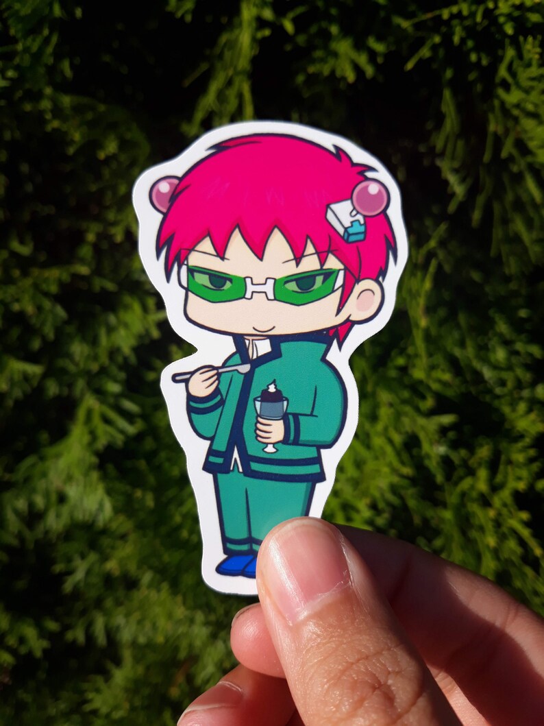 Saiki K. Chibi Sticker Waterproof Decal Saiki Kusuo No - Etsy
