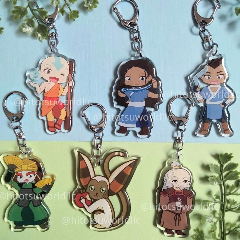 Cartoon Keychain - Etsy