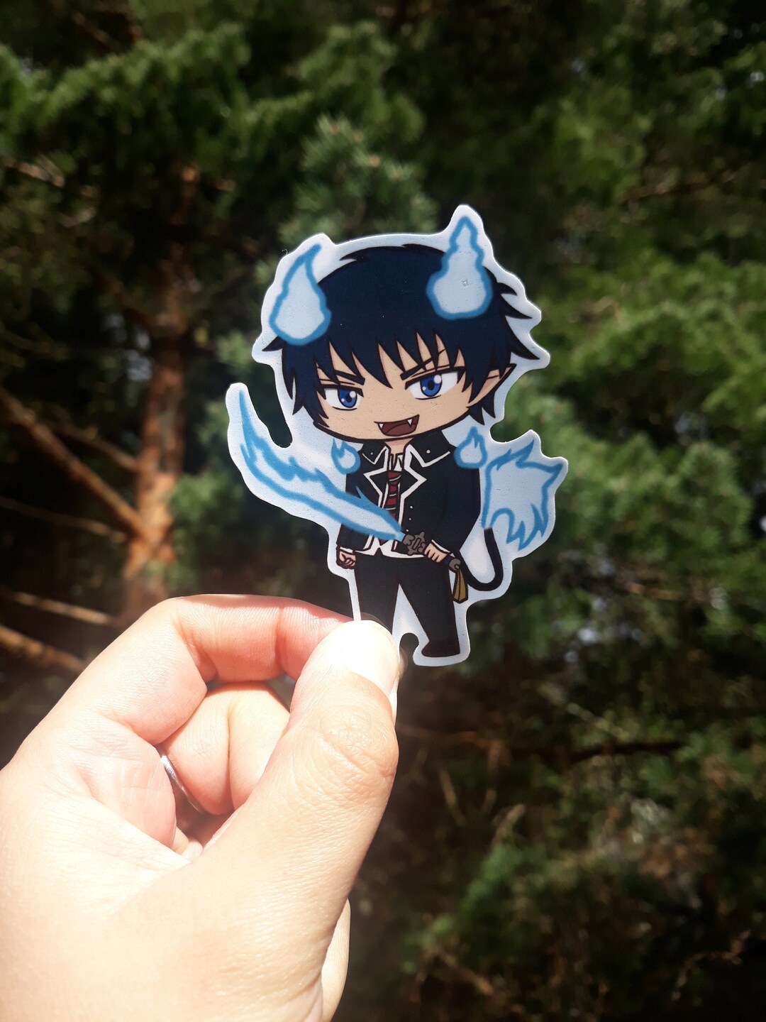 Rin Chibi Sticker | Waterproof Sticker | the Blue Exorcist | Ao No ...