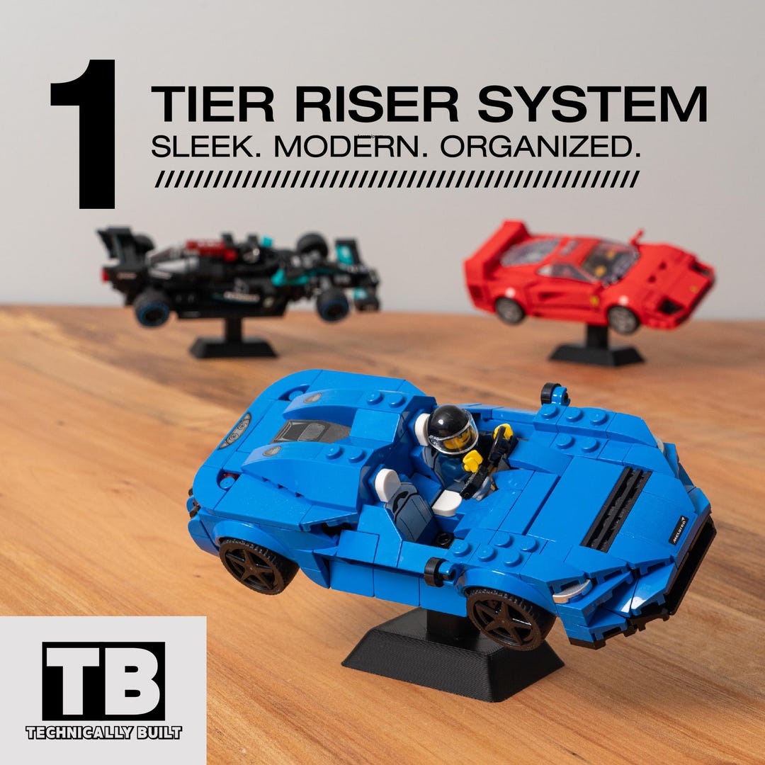1 Tier Riser Display for LEGO Speed Champions - Etsy