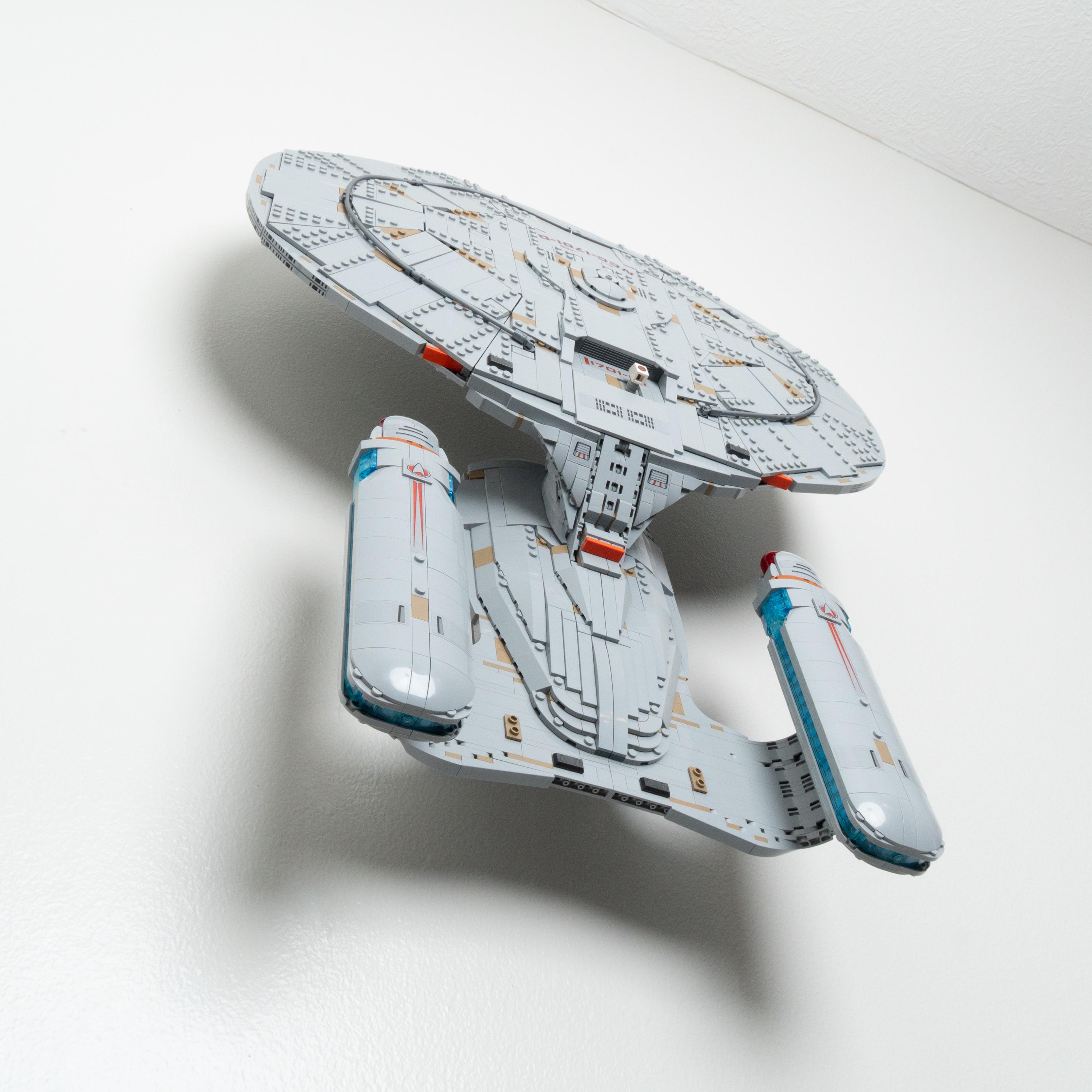 Vertical Wall Mount for LEGO Star Trek: U.S.S. Enterprise NCC-1701-D ...