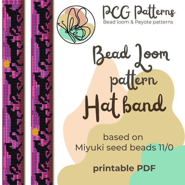Beaded Loom Hat Band Patterns - Etsy
